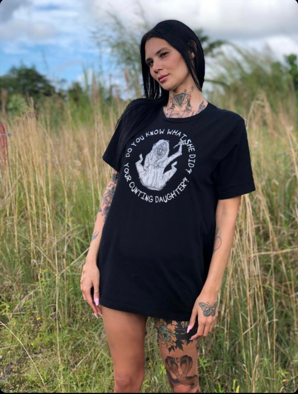 Het T Shirt Van De Exorcist Cunting Daughter Etsy Nederland