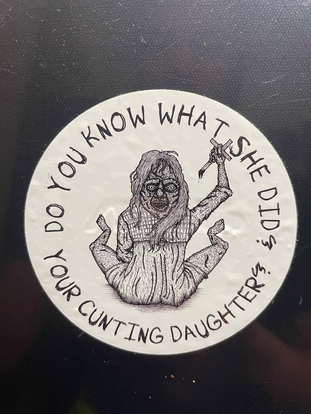 The Exorcist (4”x3”), Horror Movie Sticker - Etsy