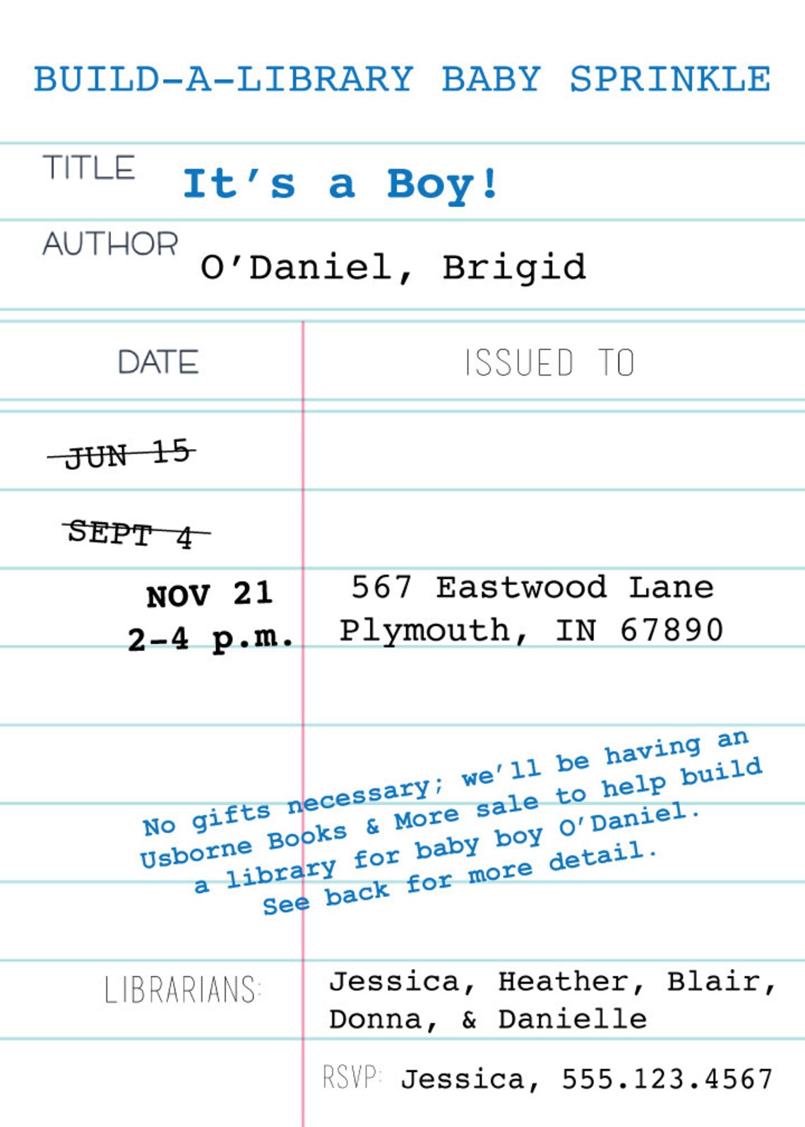 Build-a-library Baby Shower Invitation Baby Book Shower - Etsy