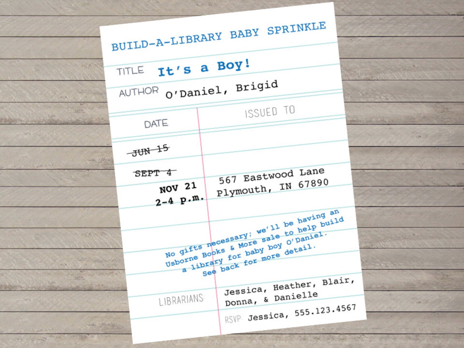 Build-a-library Baby Shower Invitation Baby Book Shower - Etsy