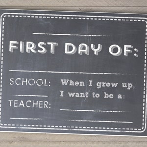 Back-to-school Printable Sign -- Photo Prop -- Instant Download ...
