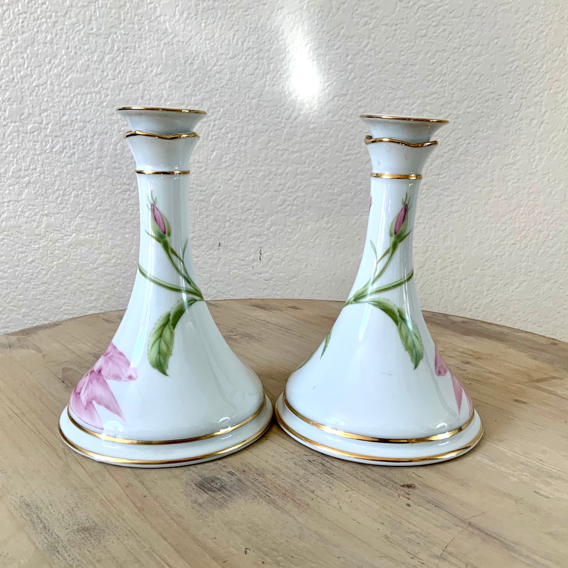 Givenchy Rose Candle Sticks From Franklin Mint - Etsy