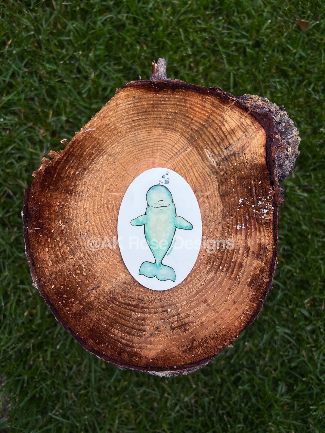 Beluga Vinyl Sticker - Etsy