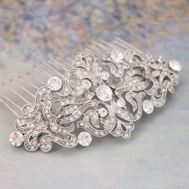 Rhinestone Bun - Etsy