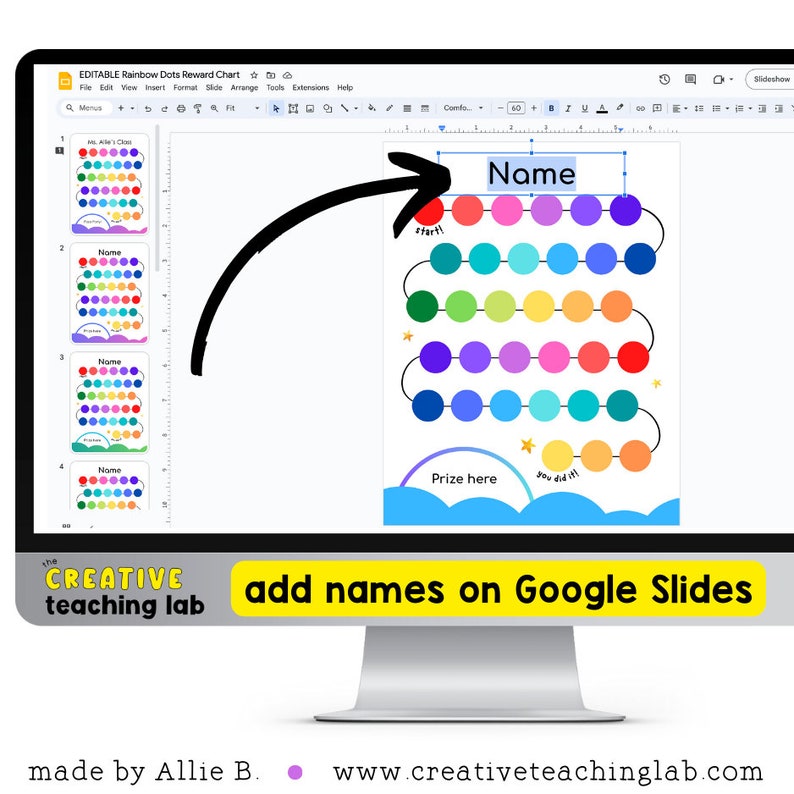 Editable Positive Behaviour Reward Chart, Printable Rainbow Sticker ...