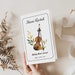 EDITABLE Music Recital Program Brochure Template for Violin Strings ...