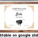 EDITABLE Piano Recital Music Certificate Concert Template - Printable ...