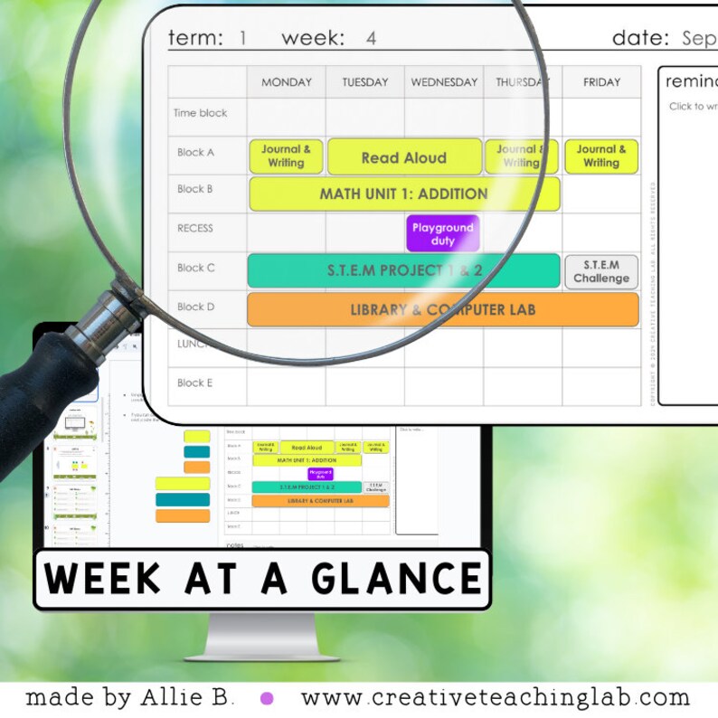 Digital Organization Hub for Teachers - Editable in Google Slides - Etsy