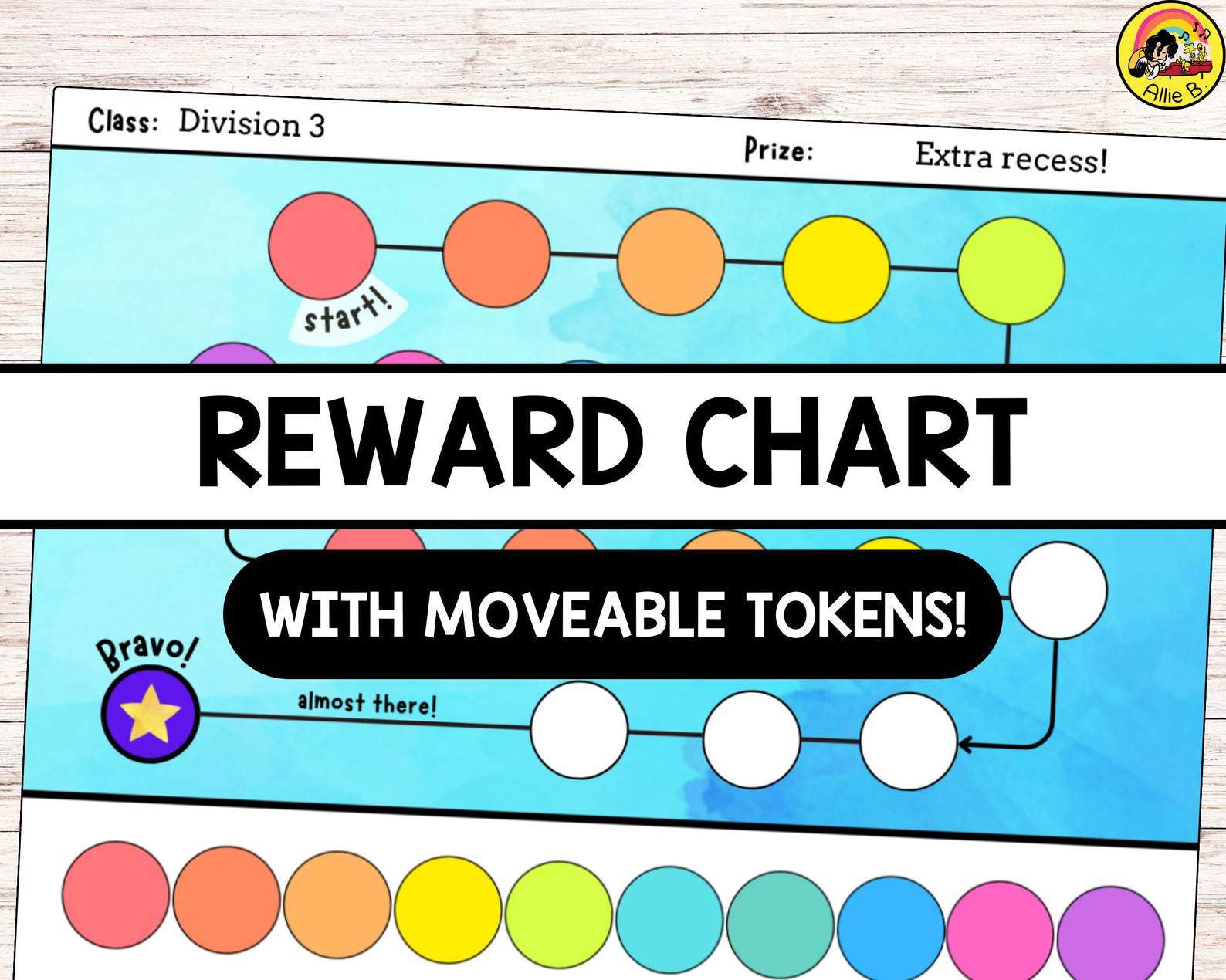EDITABLE Interactive Reward Chart for Positive Daily Behaviour With ...