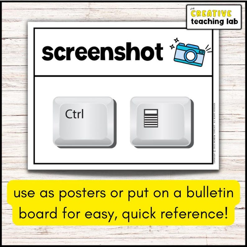 Google Chromebook and PC Keyboard Shortcuts Cheat Sheets and Posters ...
