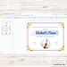 Music Recital Certificate EDITABLE Template for Violin Recital Music ...