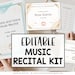 EDITABLE Music Recital Program Brochure Template for Violin Strings ...