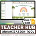 Digital Organization Hub for Teachers - Editable in Google Slides - Etsy