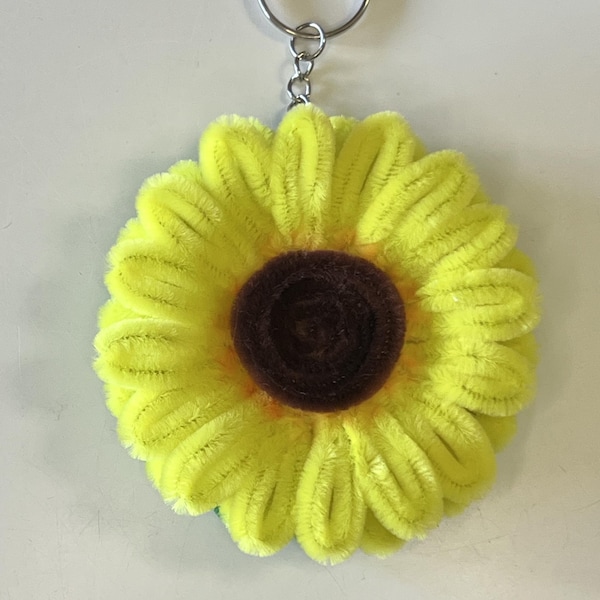 Fuzzy Wire Keychain - Etsy
