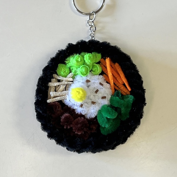 Fuzzy Wire Keychain - Etsy