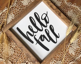 Fall sign | Etsy