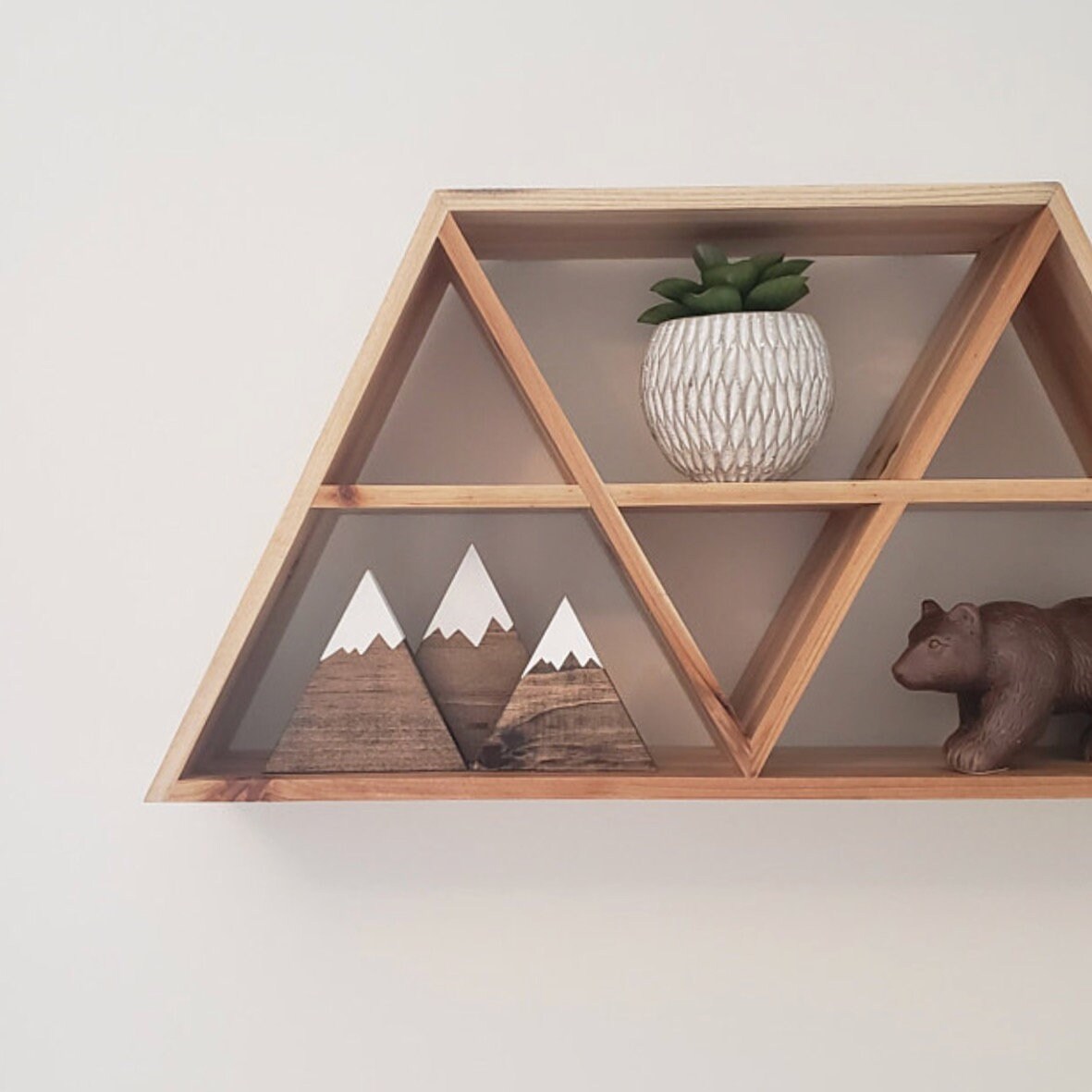 Wooden Mountain Decor Nursery Decor Rustic Wedding Table | Etsy