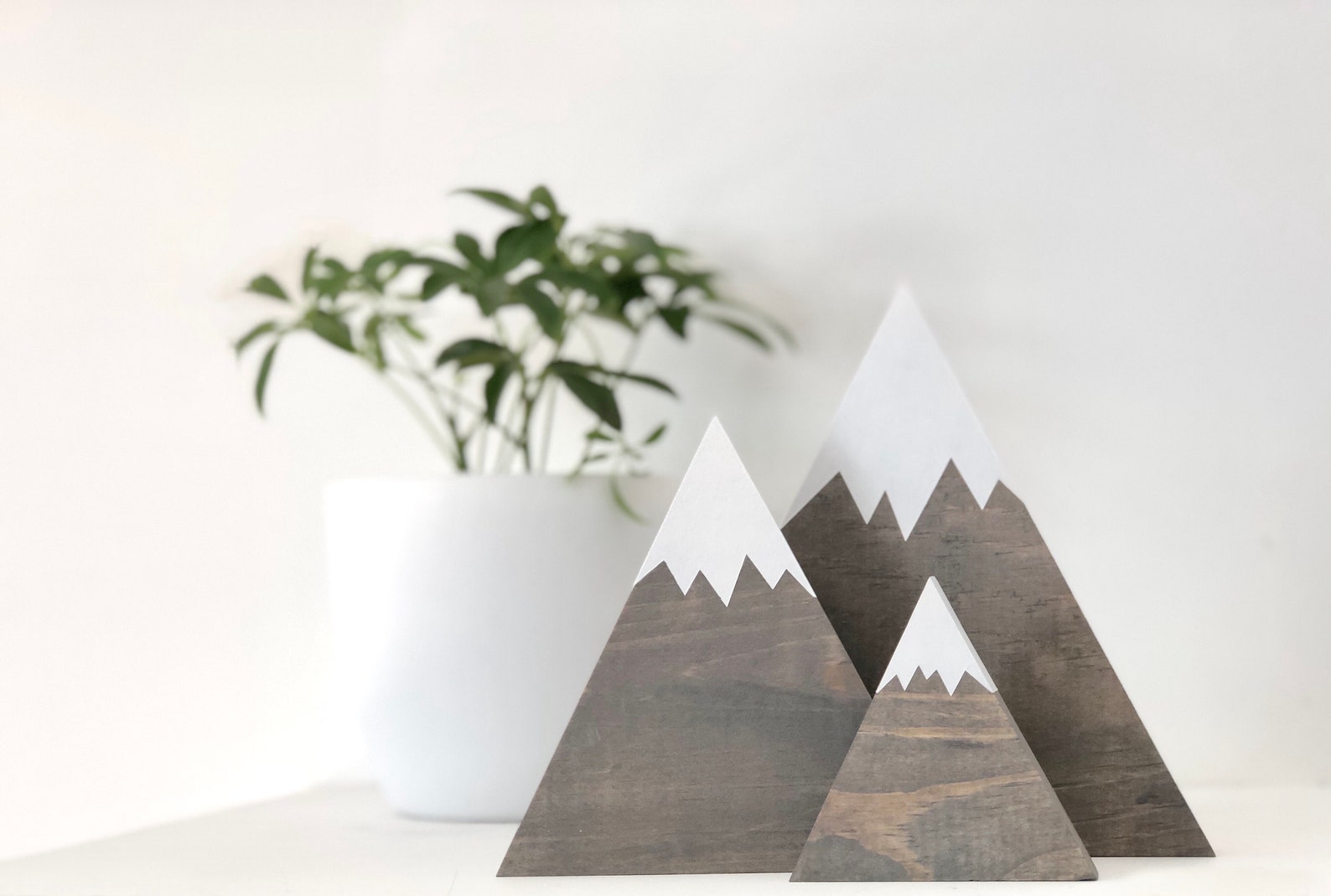 Wooden Mountain Decor Nursery Decor Rustic Wedding Table | Etsy