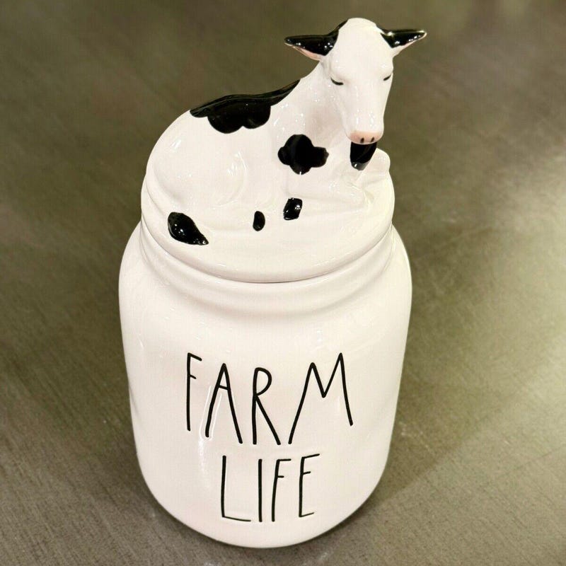 Cow Canisters - Etsy
