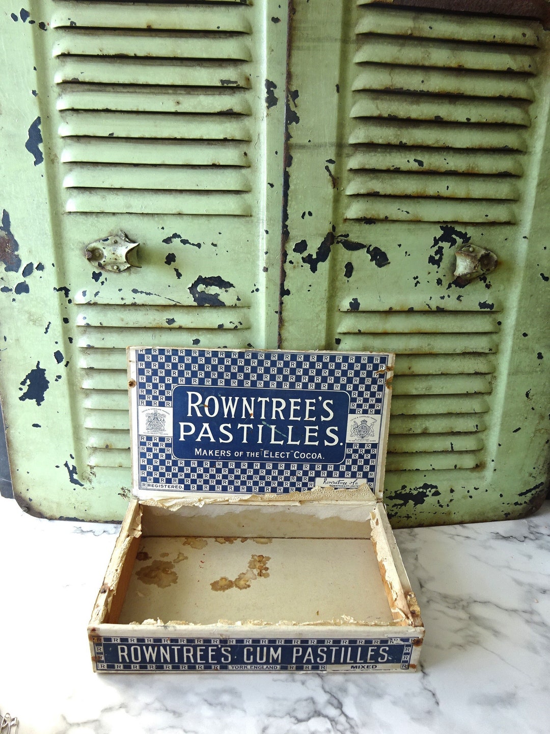 Vintage Rowntrees Gum Pastilles Box Wooden Crate Shop Display - Etsy