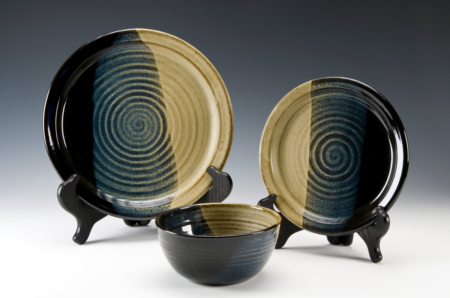 3-piece Pottery Dinnerware Place Setting - Etsy