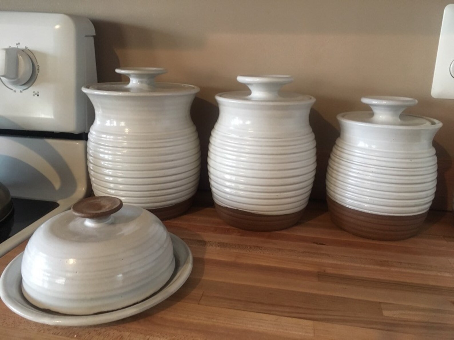 Lidded Jars Set of 5 - Etsy