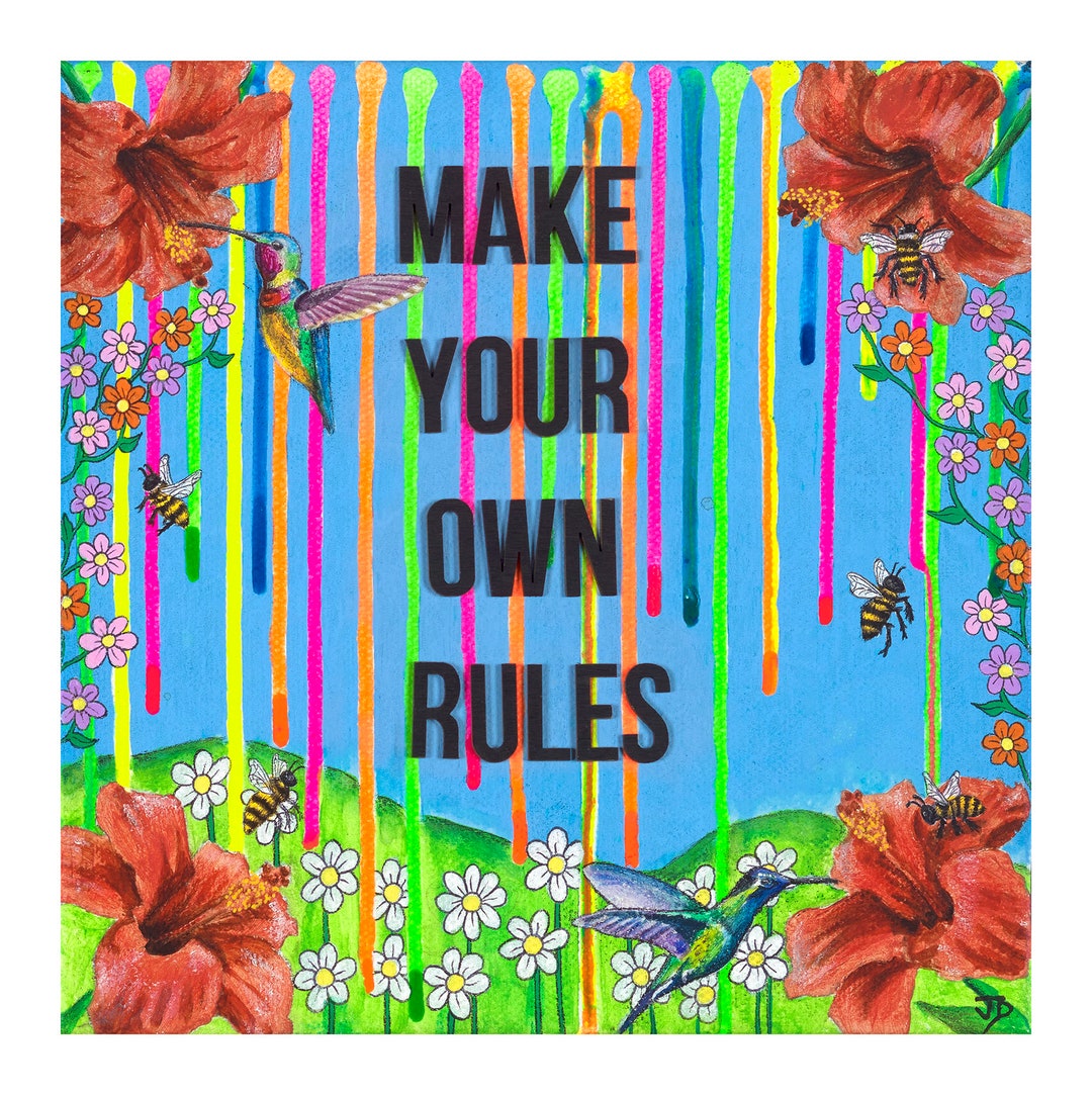 Make Your Own Rules - Etsy