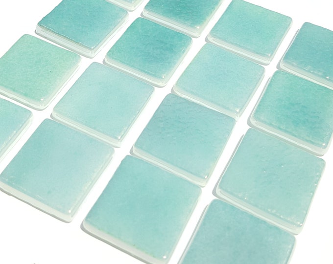 1 Lb. Iridized Caribbean Aqua Blue Mosaic Tiles for Crafts - Etsy