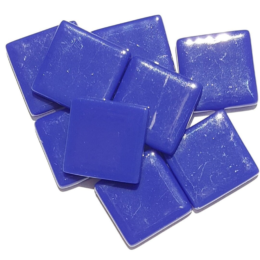1 Lb. Cobalt Blue Tiles for Mosaic Crafts 1" X 1" - Etsy