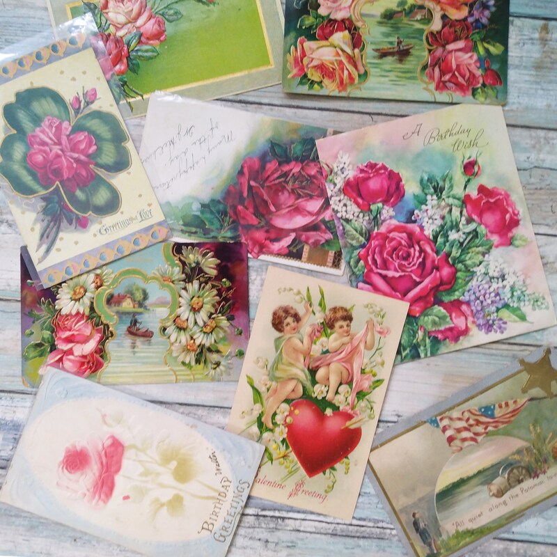 Victorian Postcards - Etsy