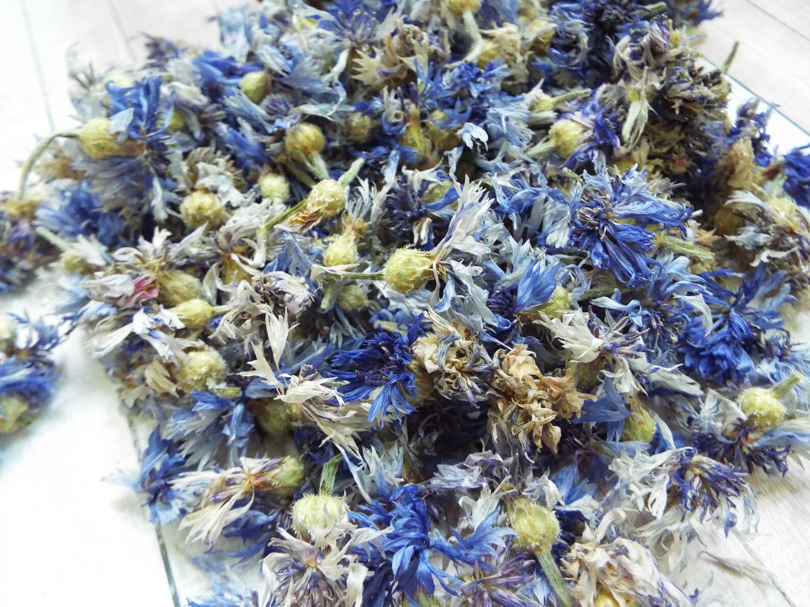 8 oz of Fresh Dried Loose Buds Natural Blue Cornflowers | Etsy