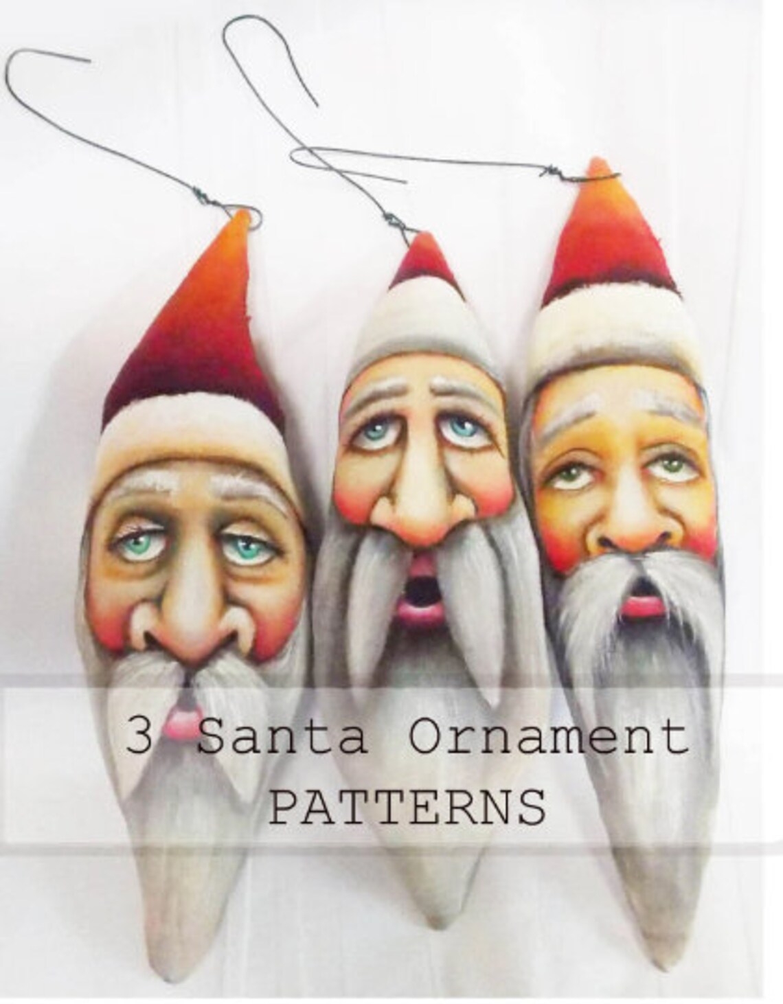 Instant Download E-pattern Folk Art Santa Claus Doll Pattern Christmas ...