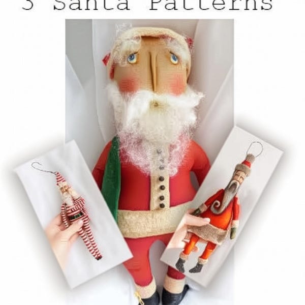 Charming Pop Bottle Santa Pattern, Instant PDF Download - Etsy Canada