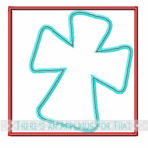 Cross in Square Applique Design - Etsy