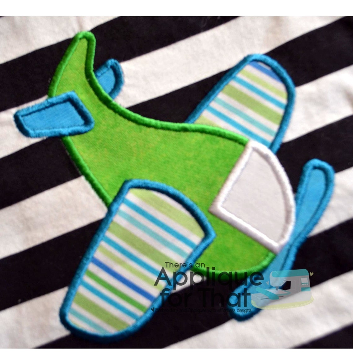Airplane Applique Design | Etsy