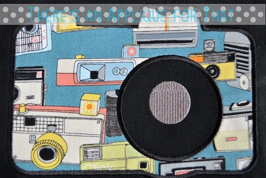 Camera Applique Design - Etsy