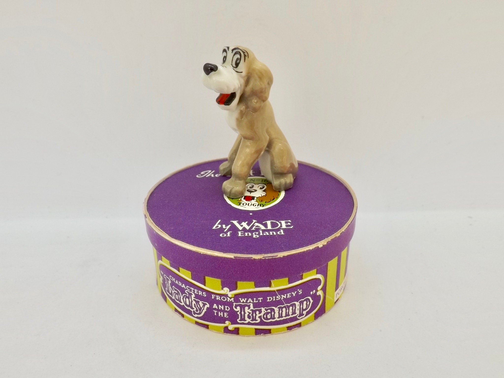 Wade Rare Disney Hatbox Toughy Figure 1960's With Original - Etsy