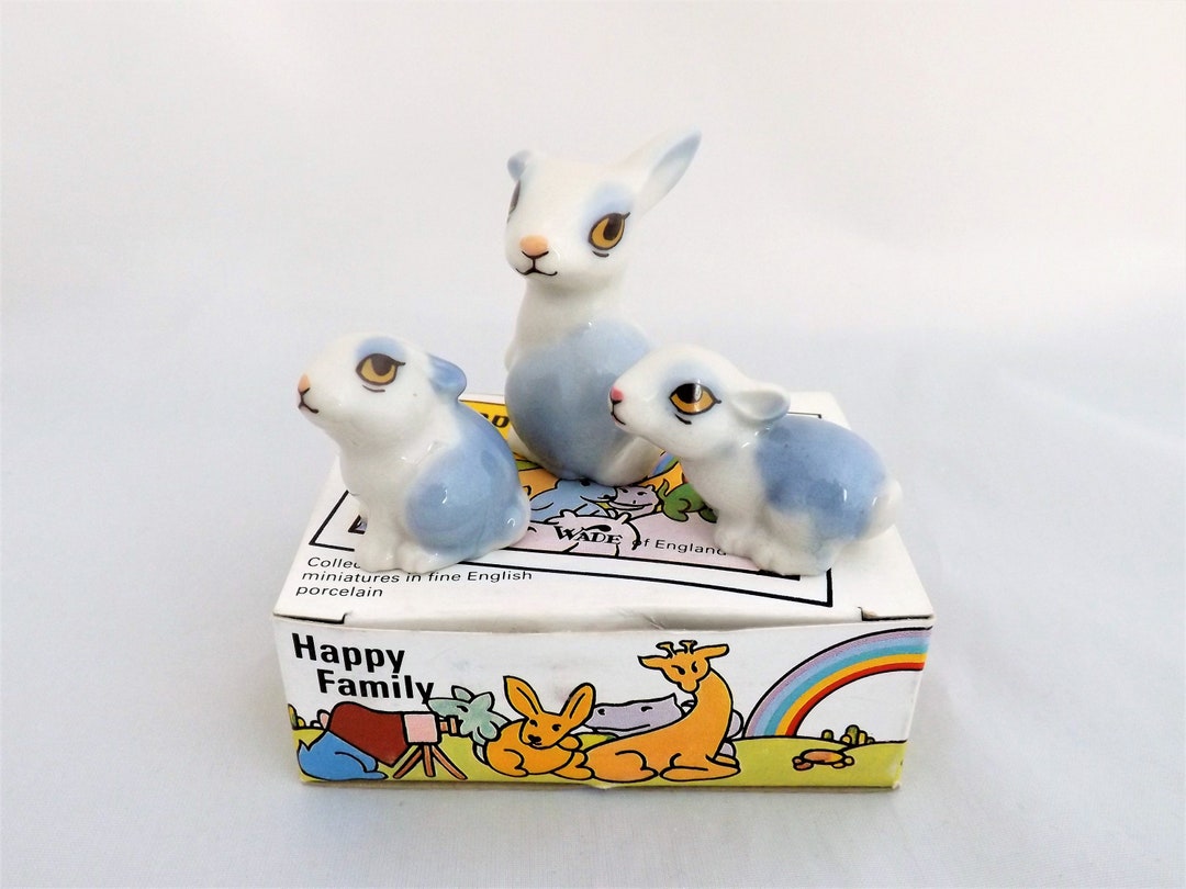 Wade Happy Family Rabbits Set 1978-84 Boxed (perfect) - Etsy