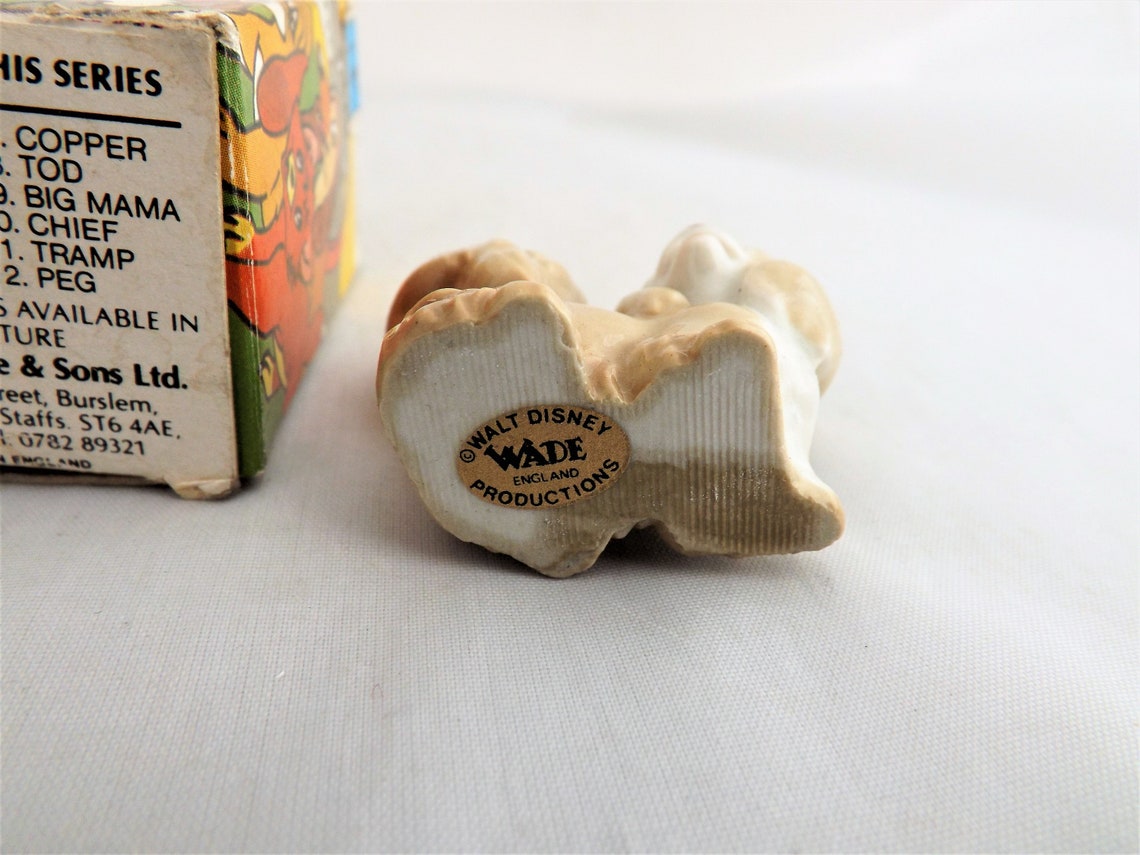 Wade Disney Hatbox Peg Boxed 1980's Perfect | Etsy