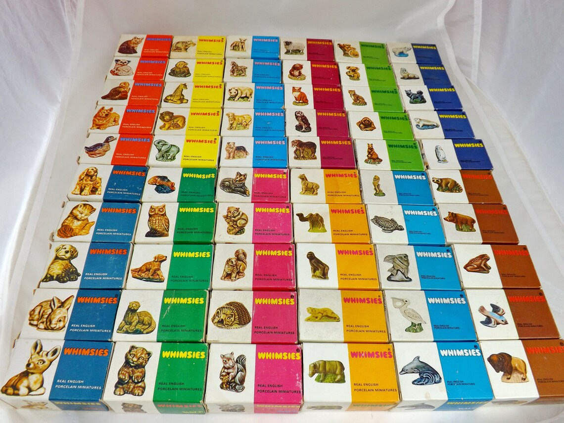 Wade Whimsie All 12 Complete Sets Boxed 1971 1984 60 Boxed - Etsy