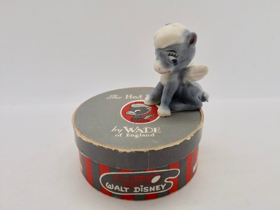 Wade Rare Disney Hatbox Pegasus Figure 1960's With Original Box perfect ...