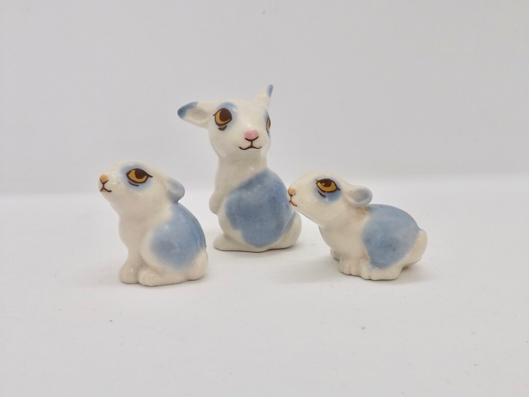 Wade Happy Family Rabbits Set 1987 (perfect) - Etsy