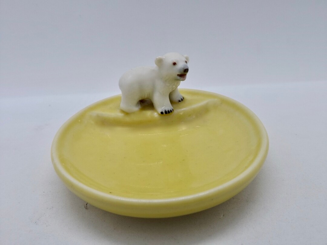 Wade Early First Whimsie Baby Polar Bear Whimtray 1950's, perfect - Etsy