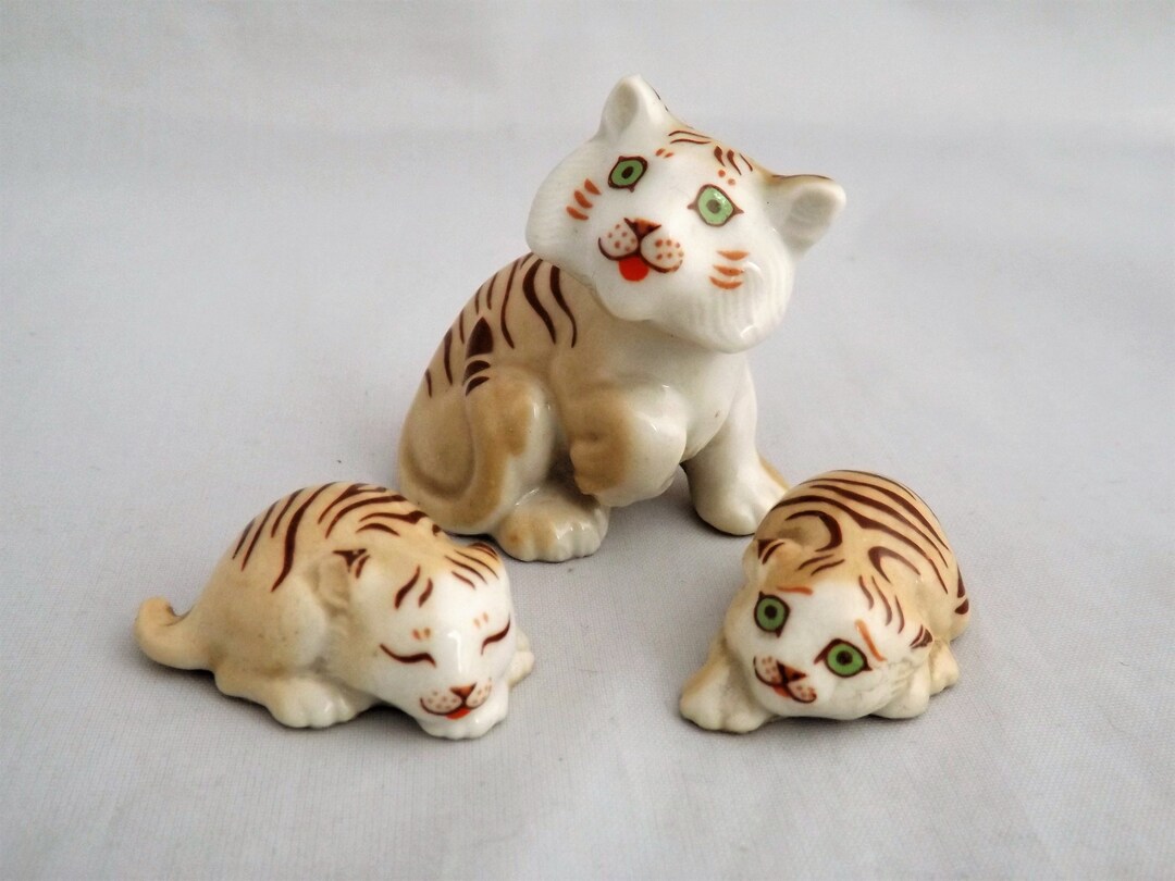 Wade Rare Happy Family Tigers 1987 perfect - Etsy