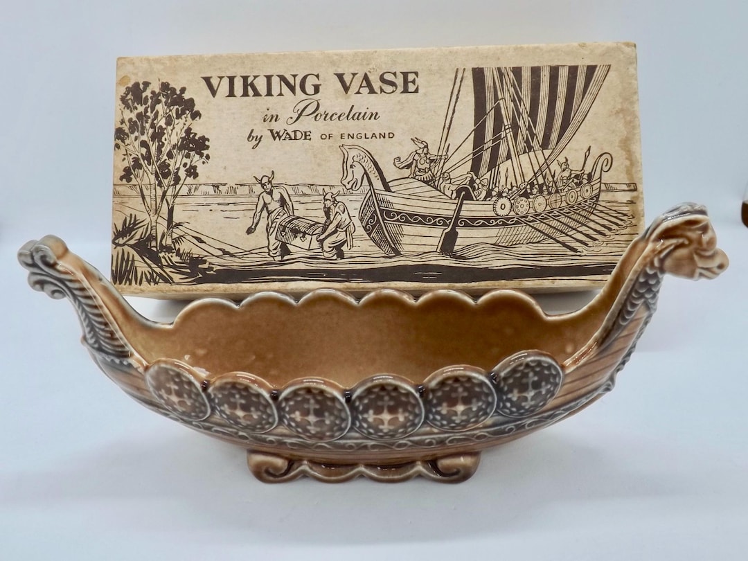 Wade Viking Ship Bowl 1959-65 Boxed (perfect) - Etsy UK