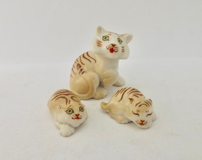 Wade Rare Happy Family Tigers 1987 perfect - Etsy