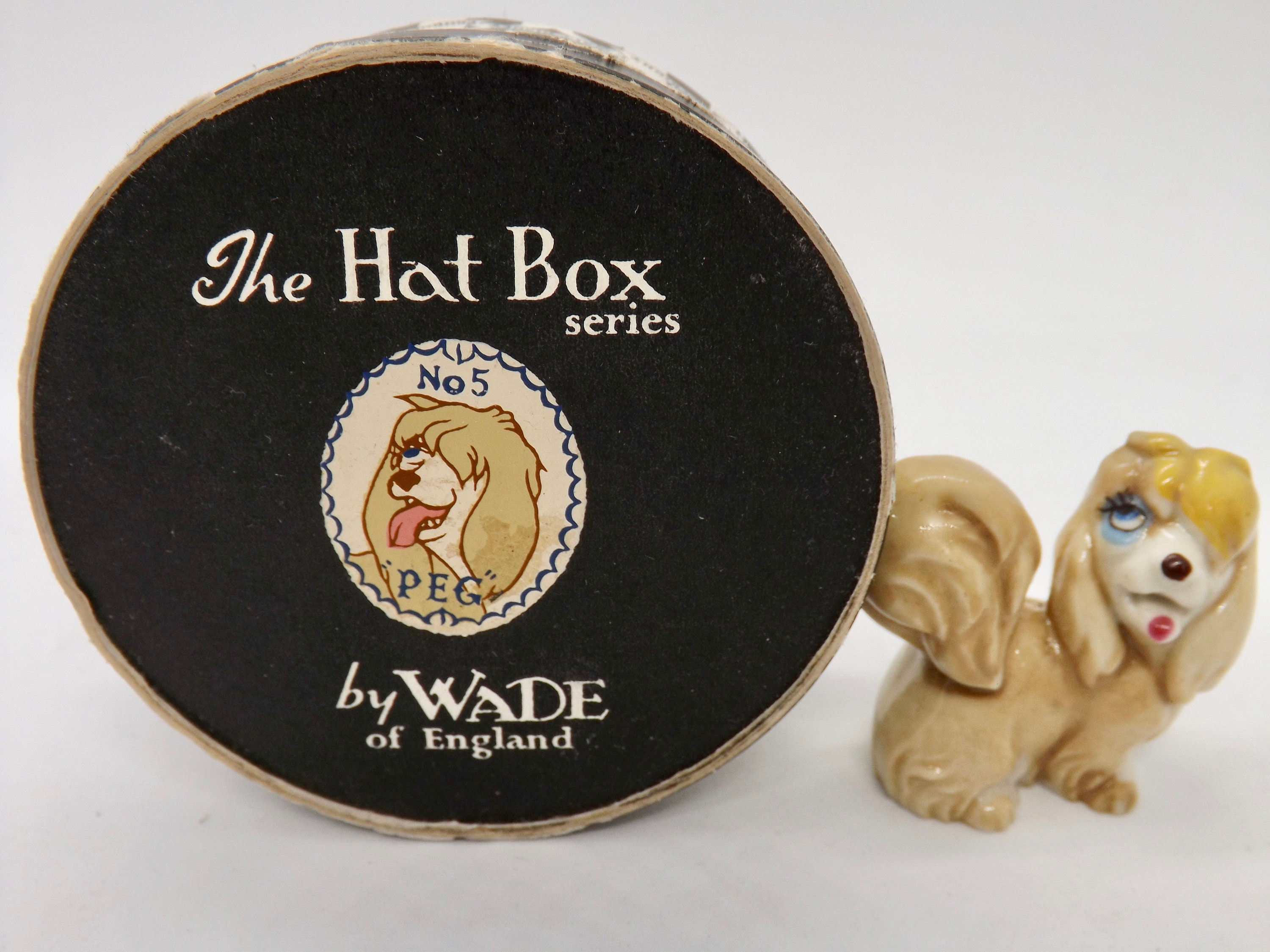 Wade Rare Disney Hatbox Peg Figure 1960's With Original - Etsy UK