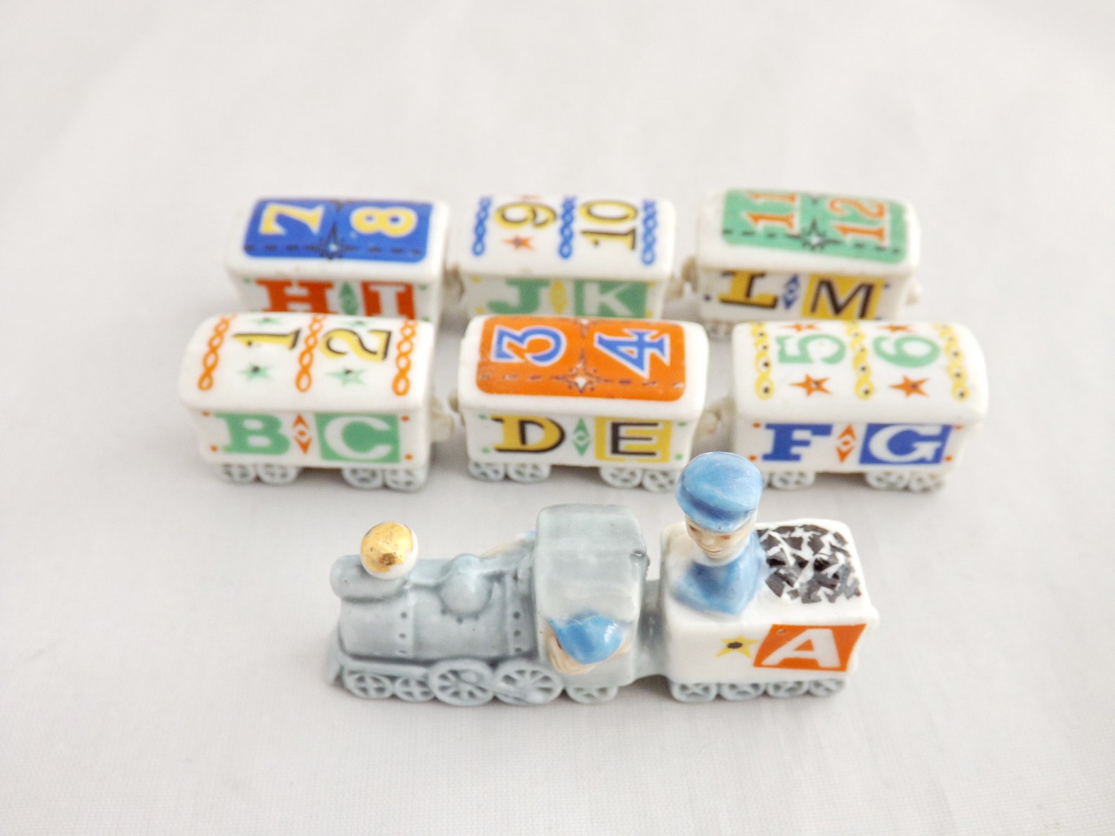 Wade Rare Complete Alphabet Train Set 1958 perfect | Etsy