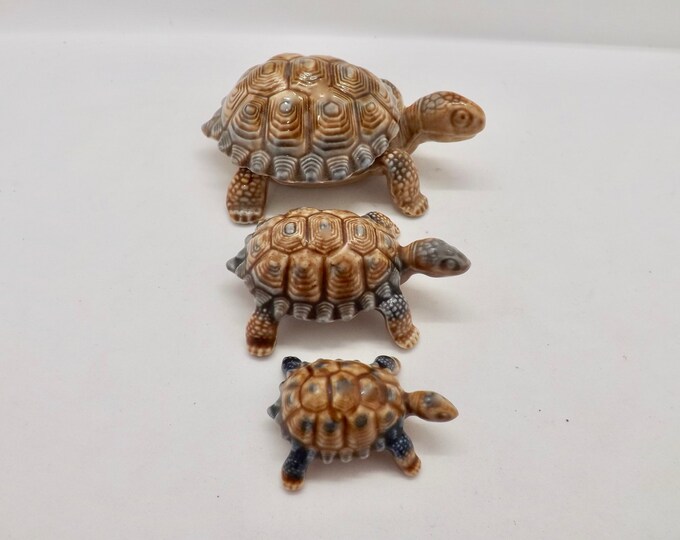 Wade Mother Father and Baby Tortoise's Complete Set - Etsy