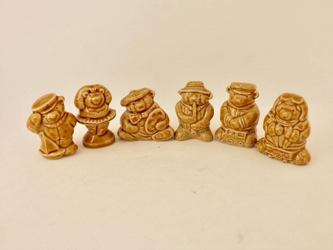 Wade Bear Ambitions Full Set of Honey Coloured Figures (perfect) - Etsy
